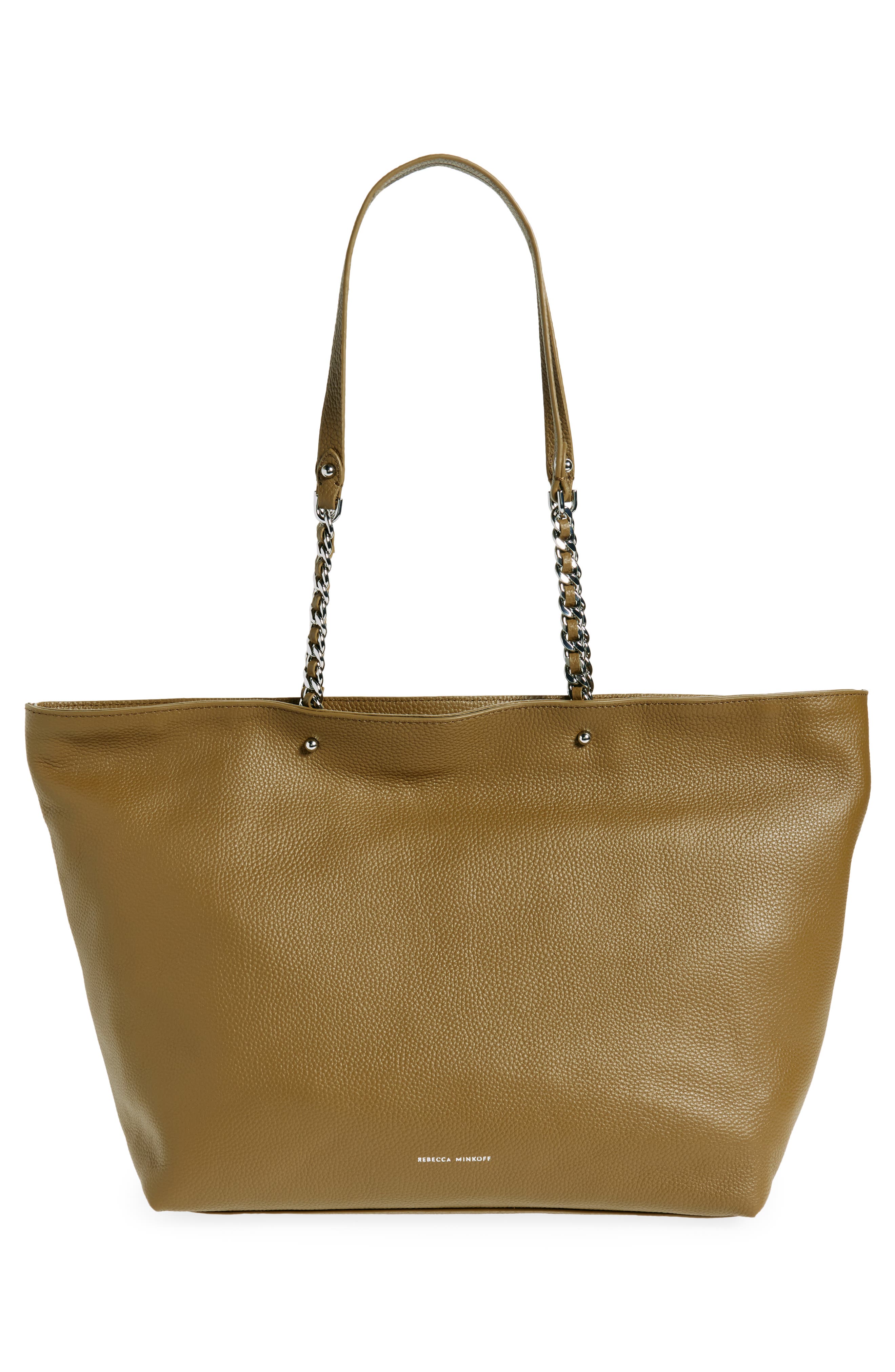 Rebecca Minkoff Chain Leather Zip Tote | Nordstromrack