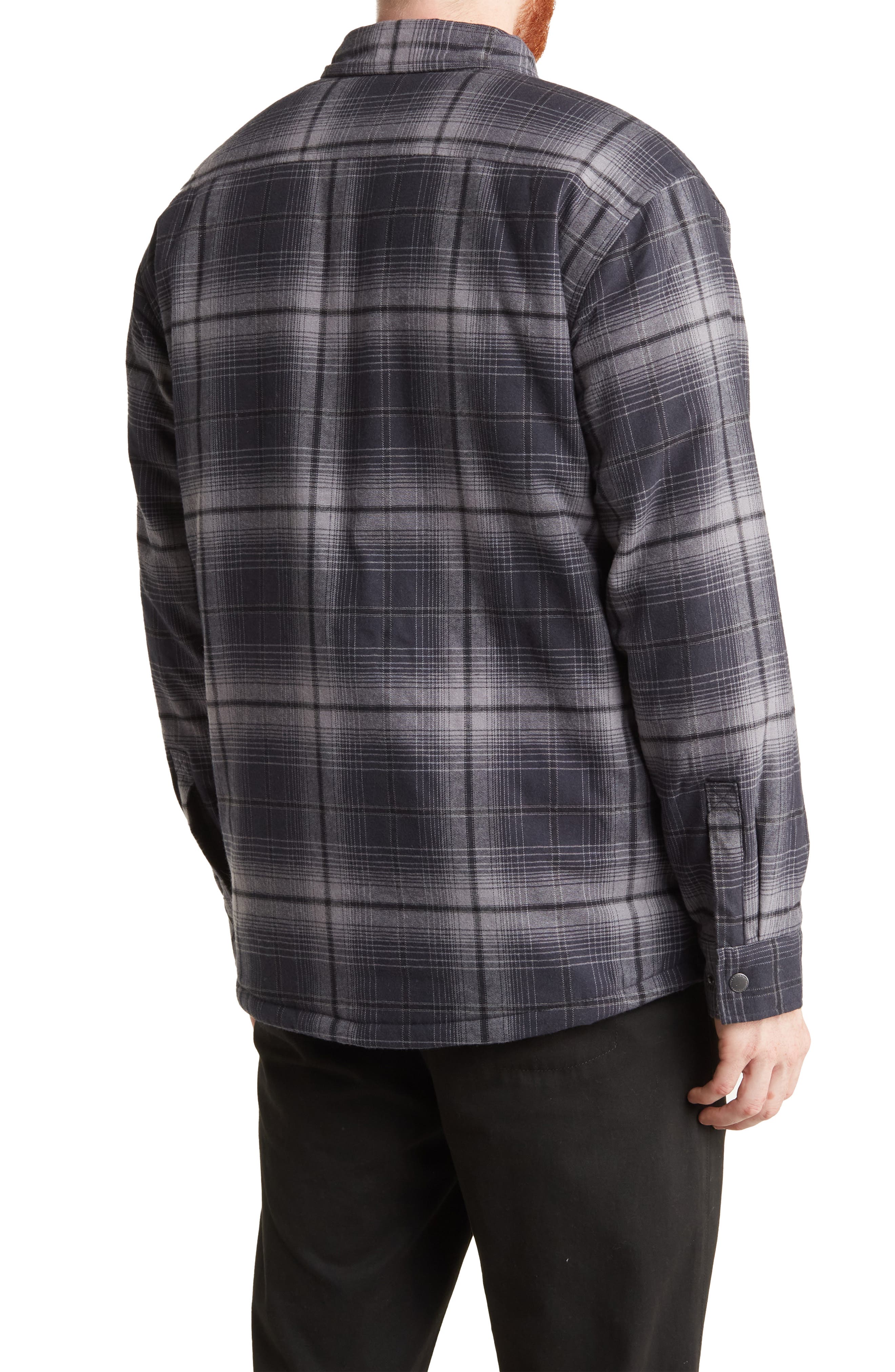 Free Country Utility Plaid Button-Up Shirt Jacket | Nordstromrack