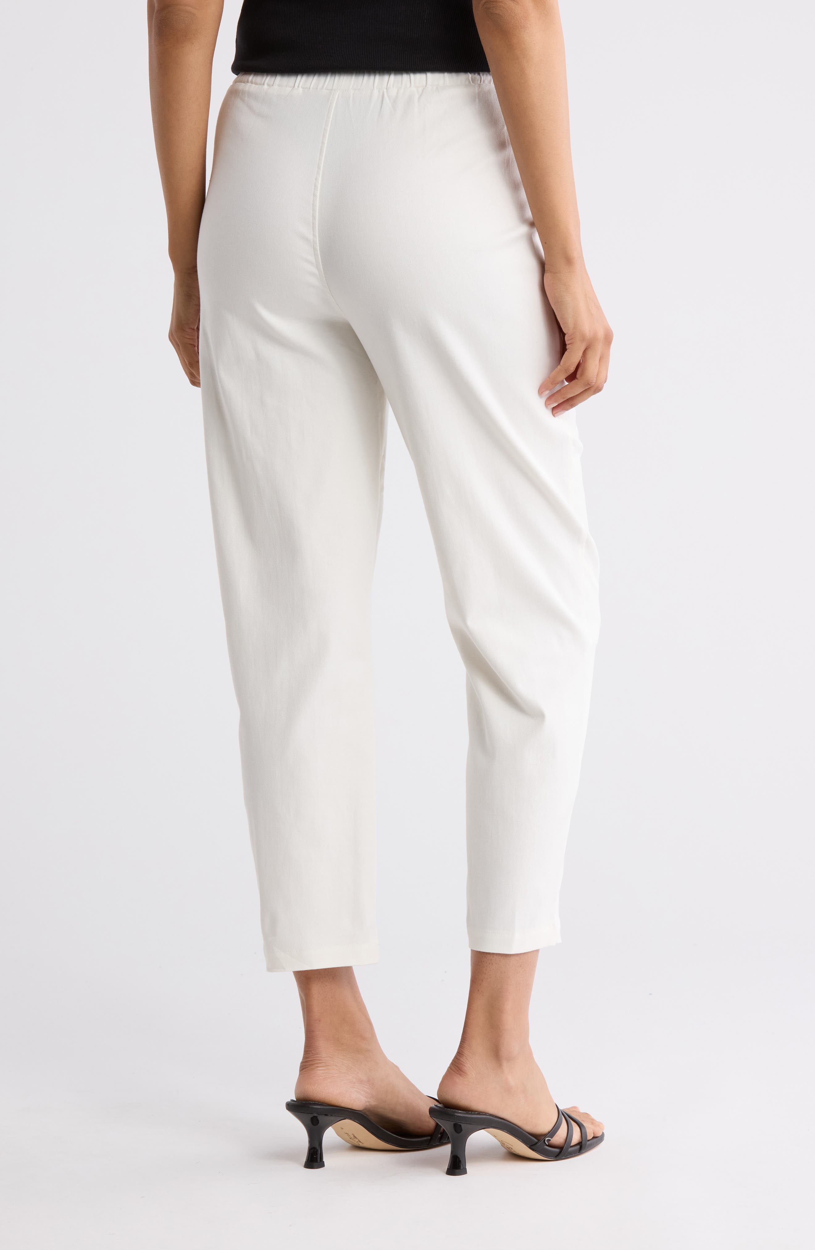 PATRIZIA LUCA Stretch Cotton Pull-On Pants | Nordstromrack