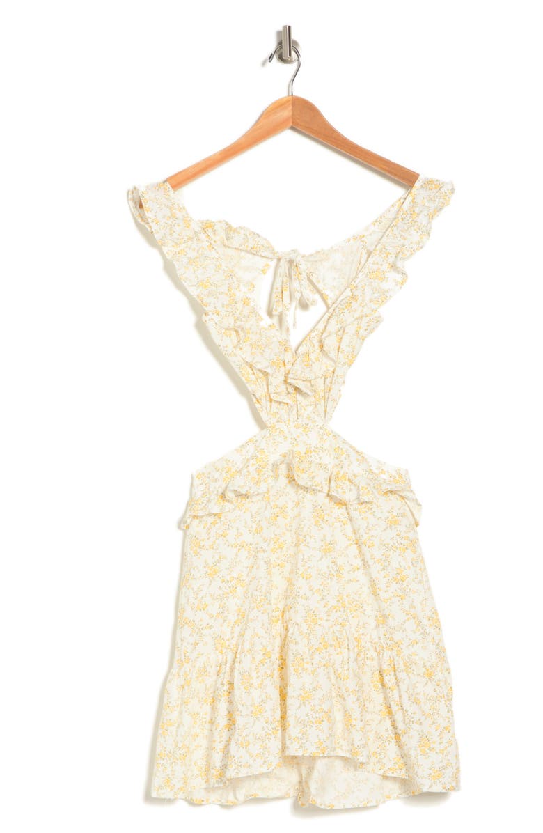 Lush Floral Print Tie Back Dress | Nordstromrack
