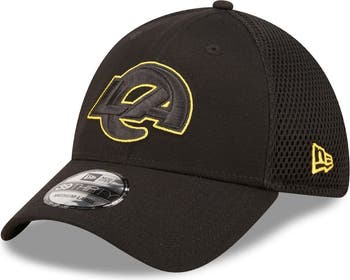 New Era Men's New Era Black Los Angeles Rams Team Neo 39THIRTY Flex Hat ...
