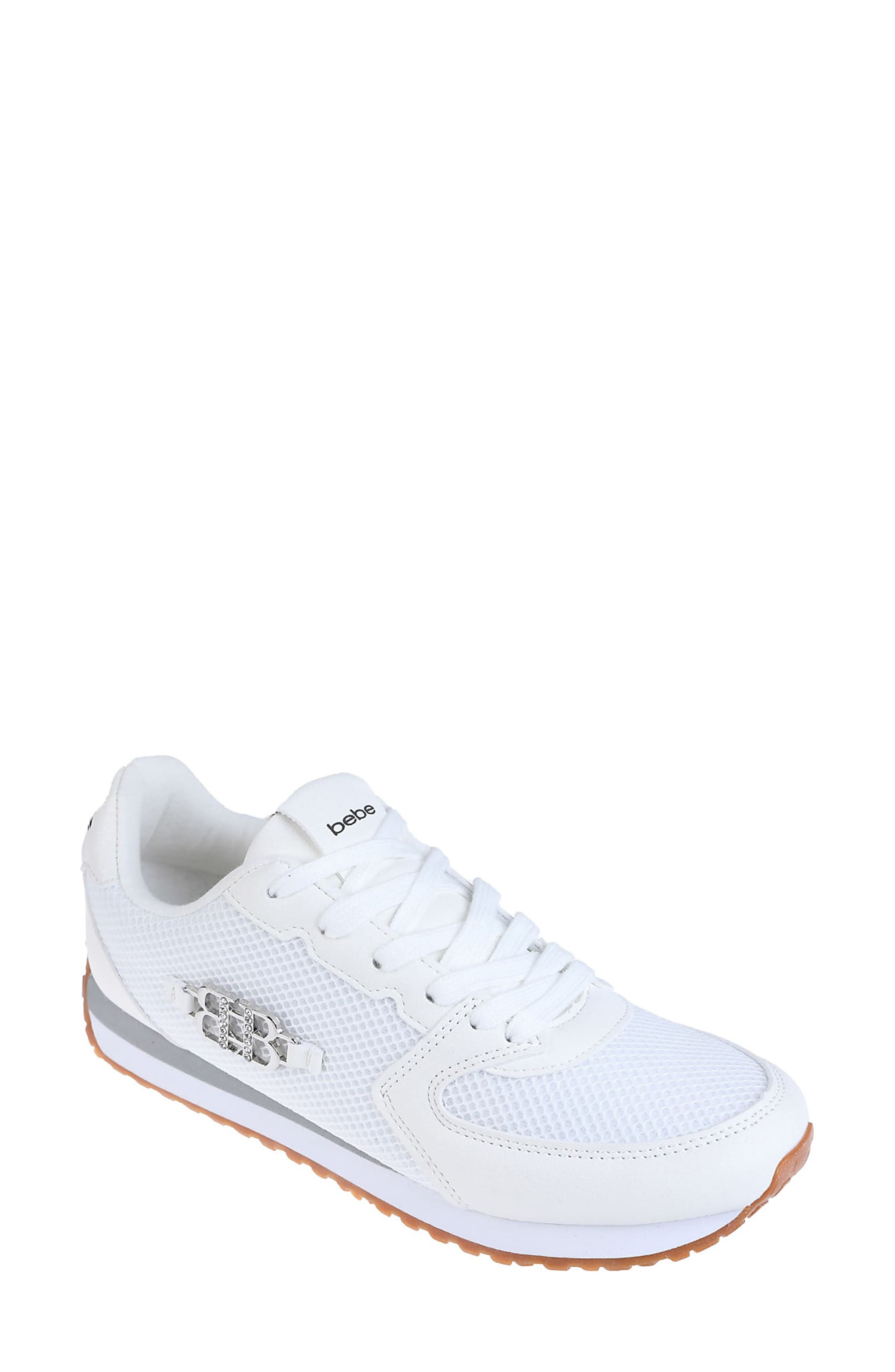 bebe Mixed Media Jogger Sneaker (Women) | Nordstromrack