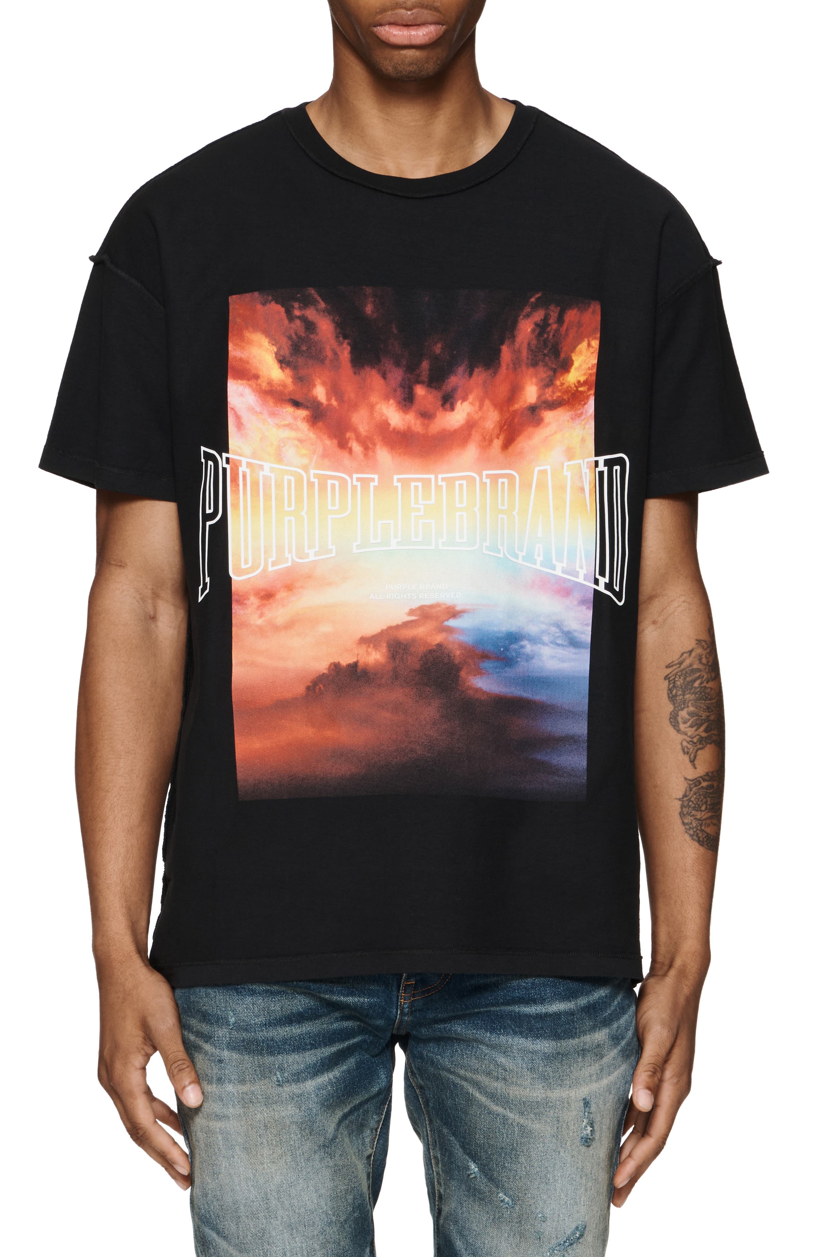 PURPLE BRAND Inside Out Graphic T-Shirt | Nordstromrack