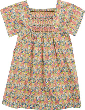 Bonpoint Kids' Liberty Floral Print Organic Cotton Sundress | Nordstromrack
