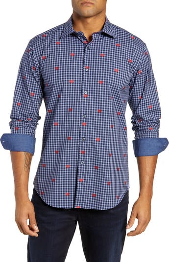 Bugatchi Shaped Fit Sport Shirt | Nordstrom