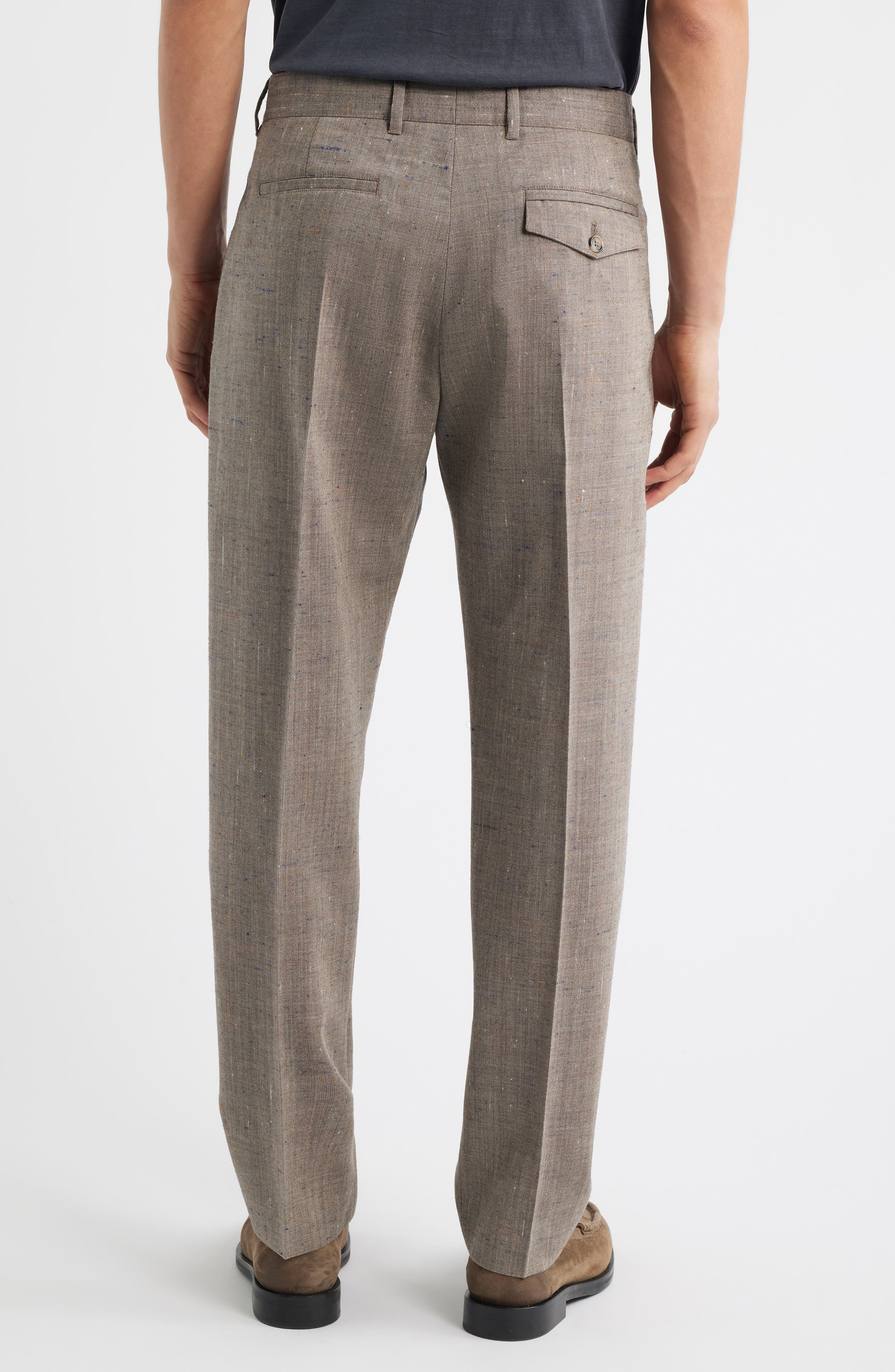 Paul Smith Pleated Wool Blend Dress Pants | Nordstrom