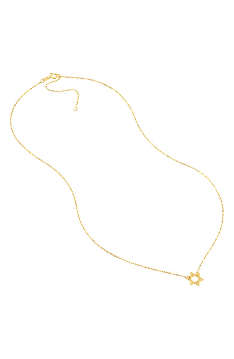 HAWLEY ST 14K Gold Star of David Pendant Necklace | Nordstromrack