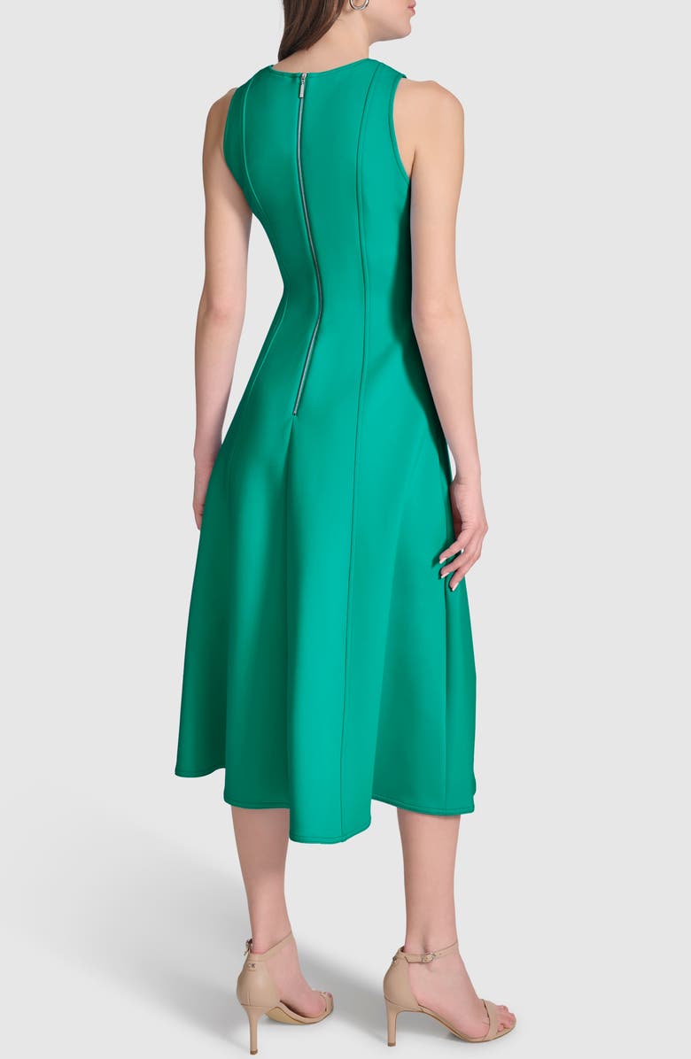 Calvin Klein Sleeveless Scuba Midi Dress | Nordstromrack