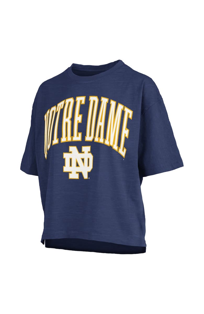 PRESSBOX Women's Pressbox Navy Notre Dame Fighting Irish Nelson Arch ...