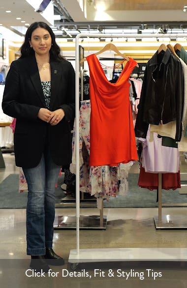 Significant Other Becca One-Shoulder Satin Cocktail Minidress | Nordstrom