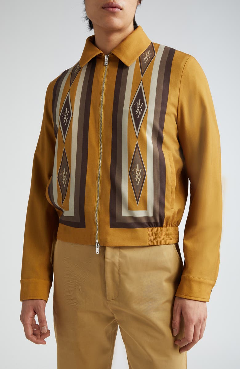AMIRI Retro Wool Blend Bomber Jacket | Nordstromrack