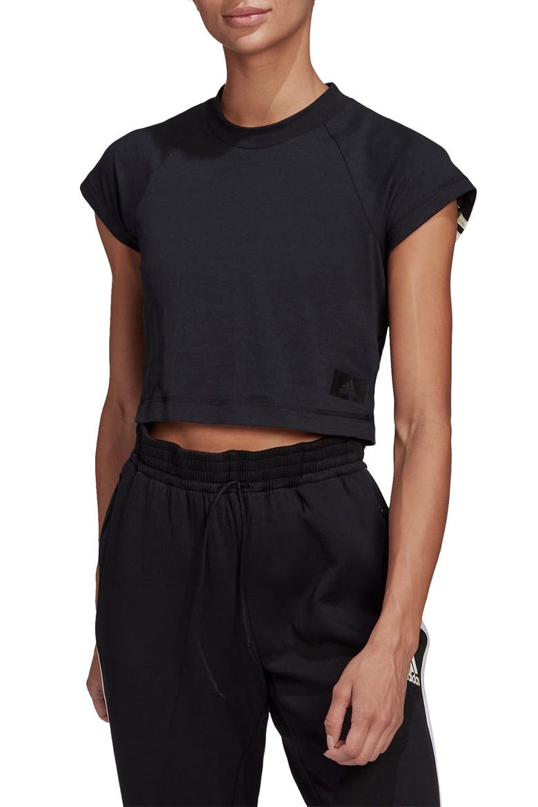 3-Stripes Crop T-Shirt (Women) | Nordstromrack