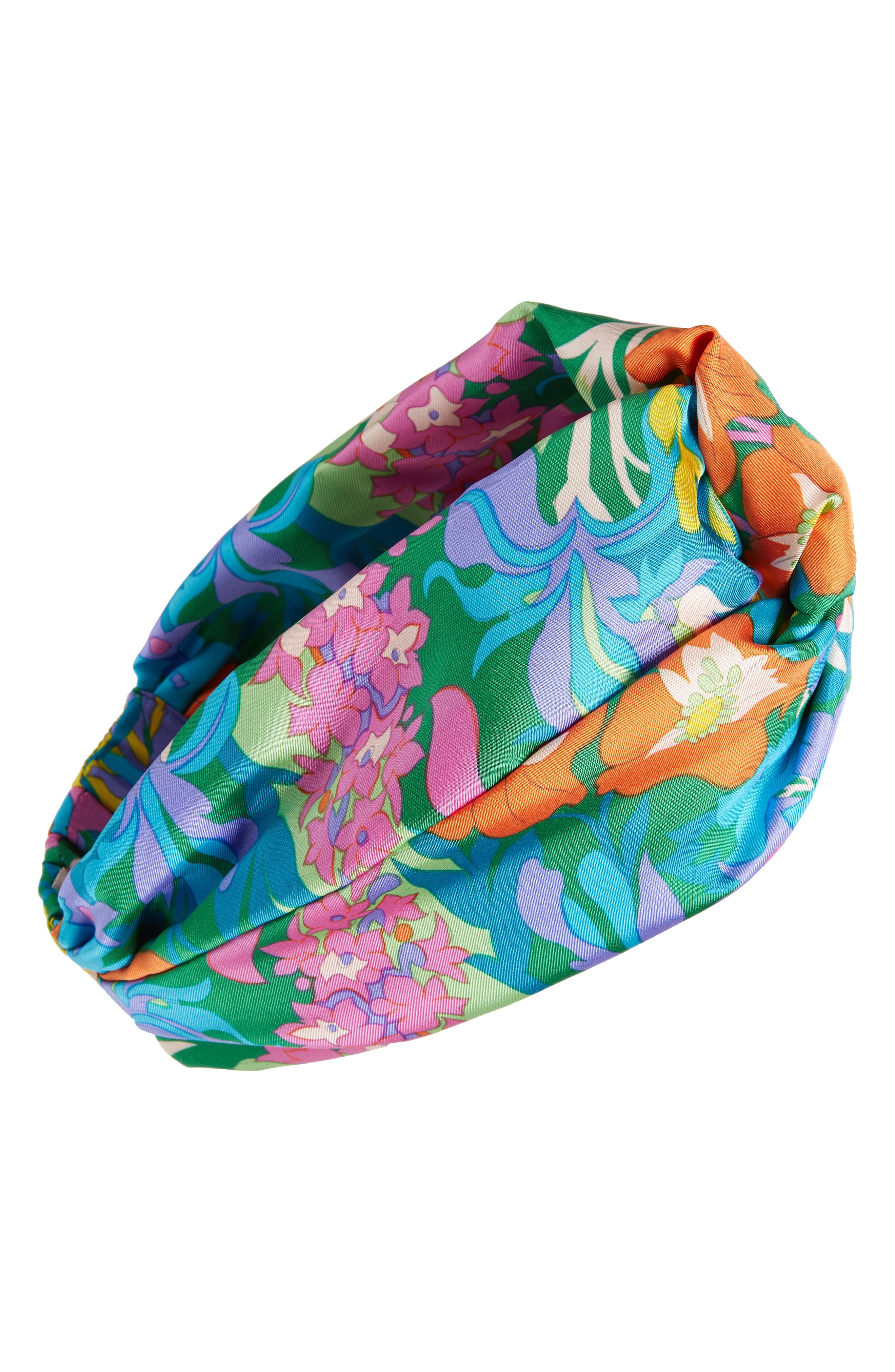 Twiggy Print Silk Head Wrap (Women) | Nordstromrack