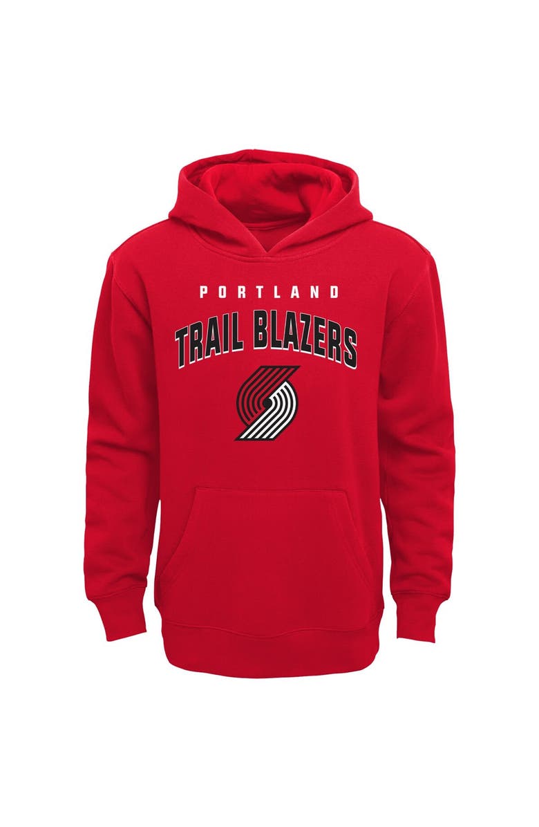 Outerstuff Youth Red Portland Trail Blazers Stadium Classic Pullover ...