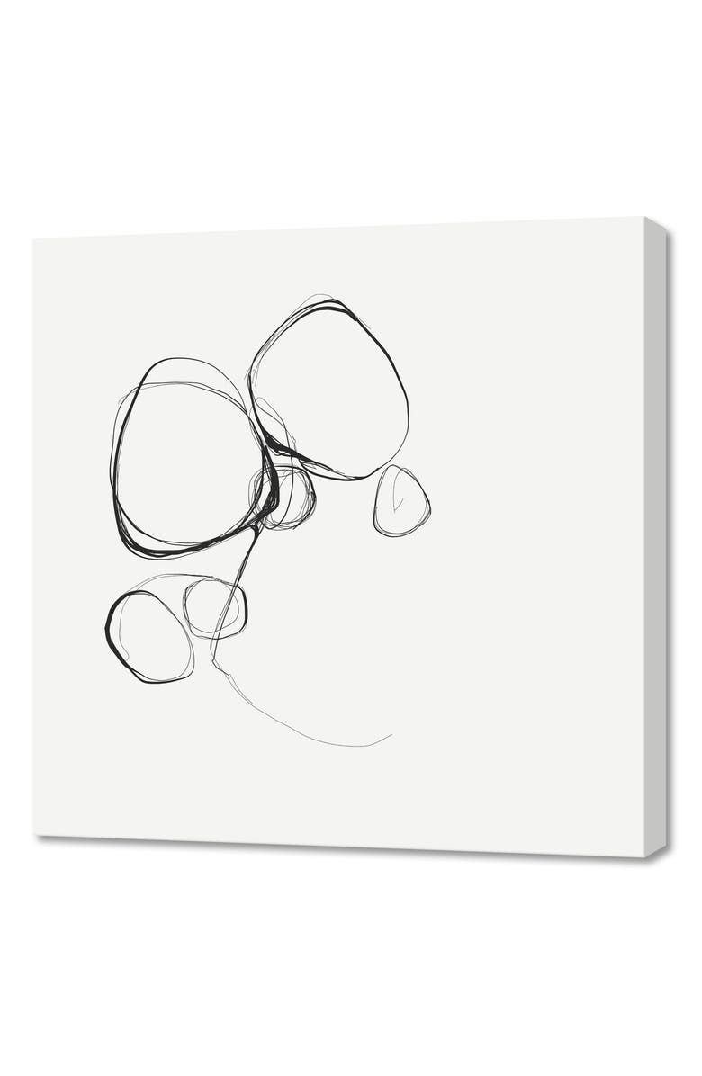 CURIOOS Abstract Line Art Canvas Print | Nordstromrack