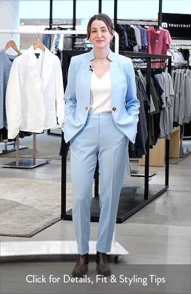 Tahari ASL Notch Neck One-Button Jacket | Nordstrom