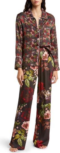 KILO BRAVA Floral Print Wide Leg Pajama Set | Nordstrom