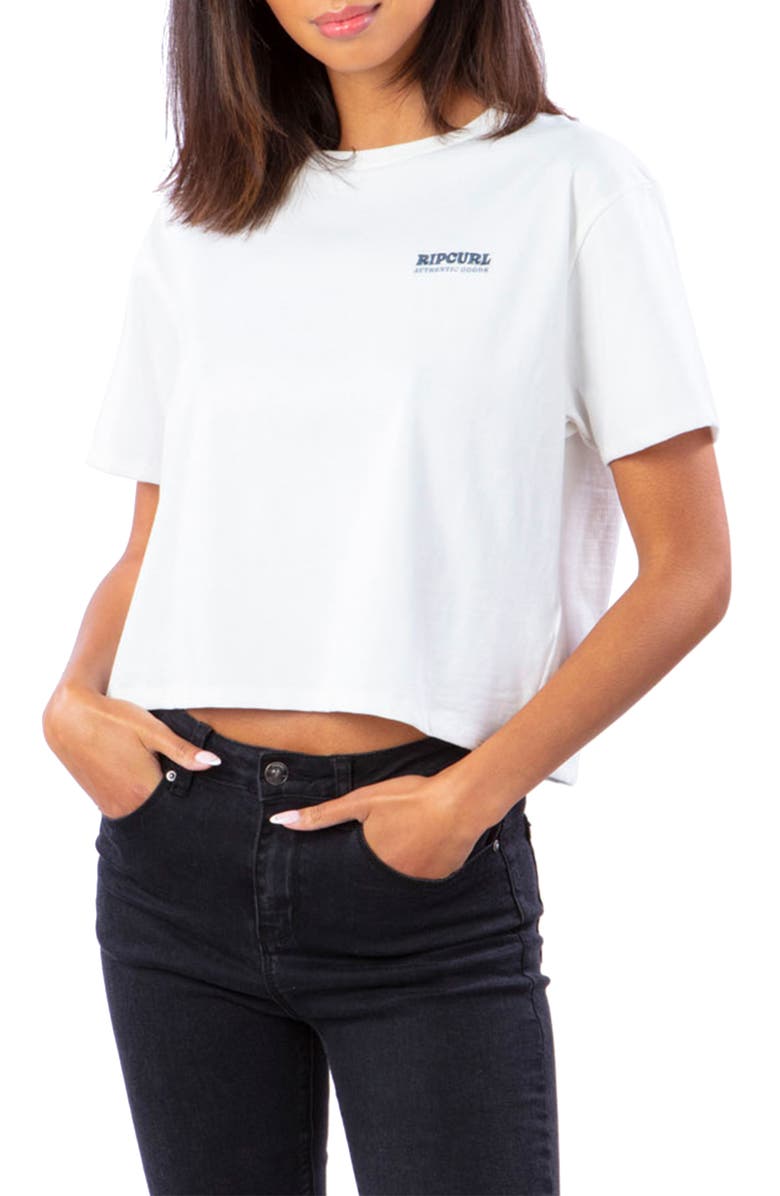 Rip Curl Nomad Crop Cotton Graphic Tee | Nordstromrack