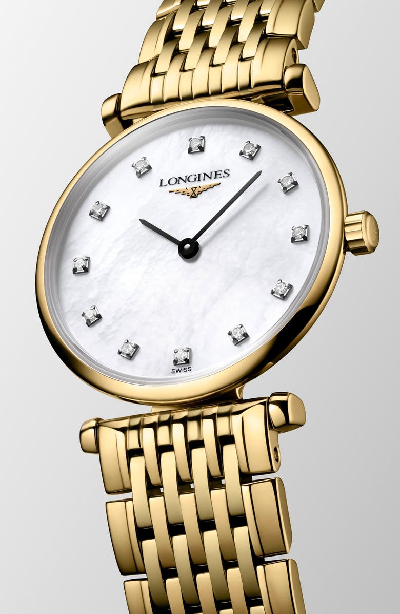 Longines La Grande Classique Diamond Bracelet Watch, 24mm | Nordstrom