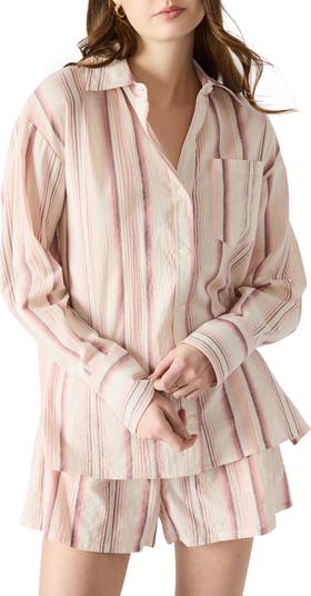 Steve Madden Murphy Stripe Button-Up Shirt | Nordstrom