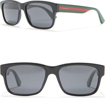 Gucci Core 56mm Square Sunglasses | Nordstromrack