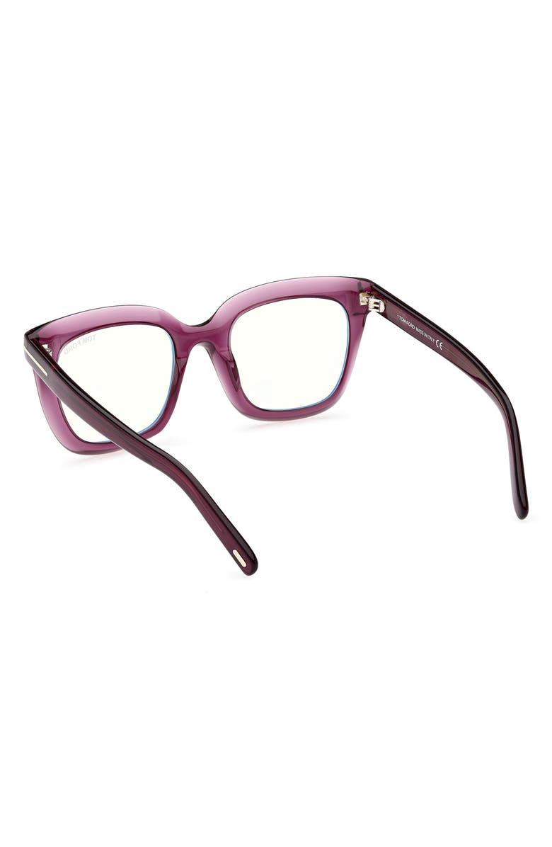 TOM FORD 51mm Square Blue Light Blocking Glasses | Nordstrom