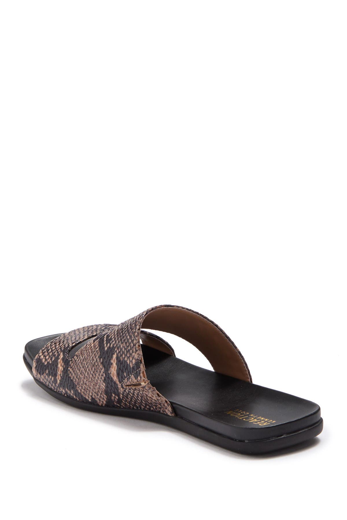 Kenneth Cole Cutout Snake Print Slide Sandal | Nordstromrack