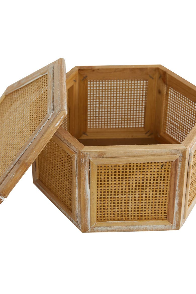 SONOMA SAGE HOME Brown Wood Box with Lid - Set of 2 | Nordstromrack