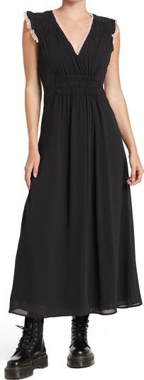 Betsey Johnson Boudoir Crinkle Chiffon Tie Back Dress | Nordstromrack