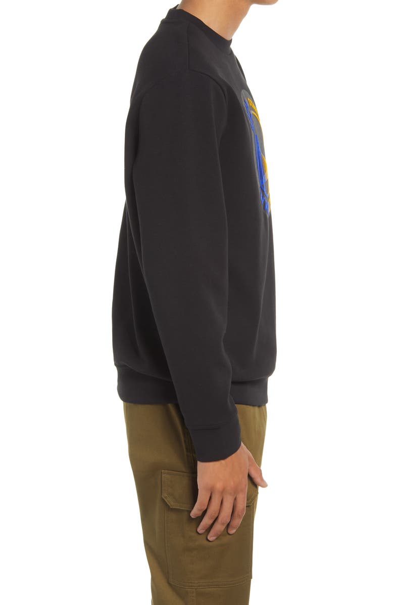 BOSS x NBA Windmill Golden State Warriors Crewneck Sweatshirt ...