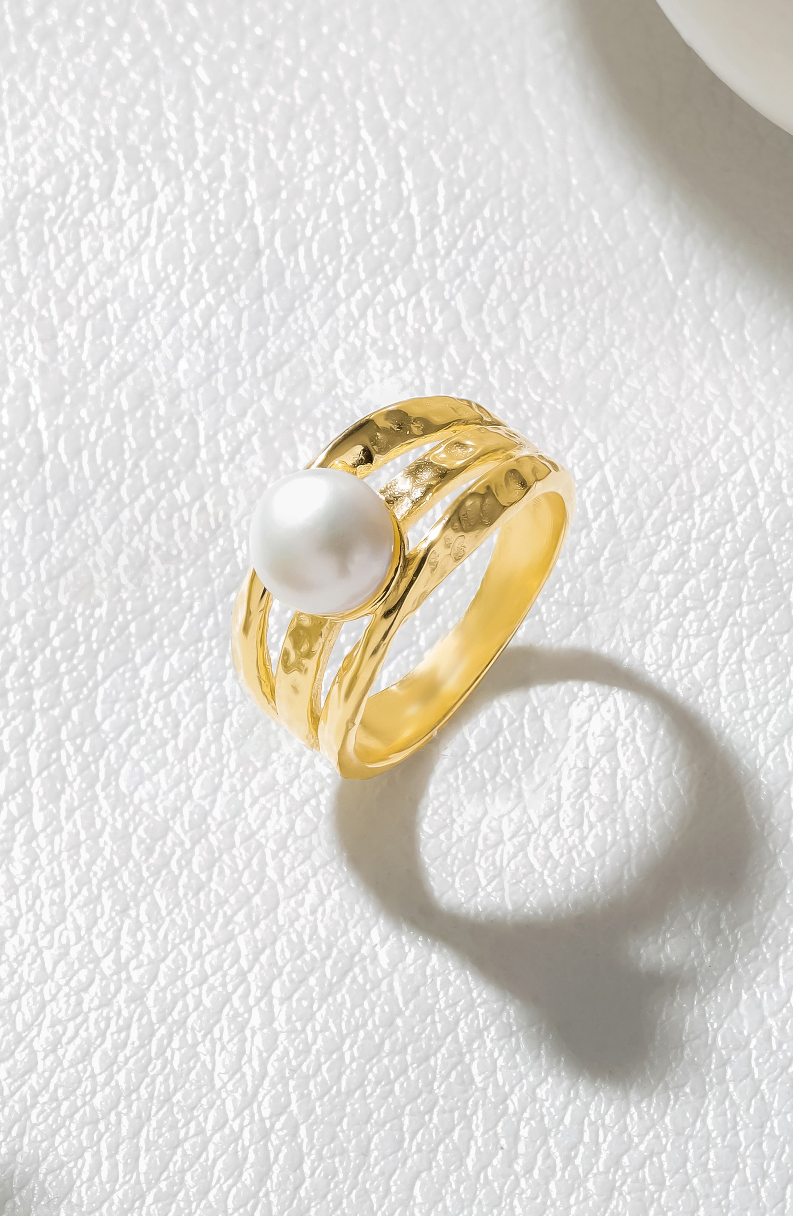 YS GEMS Cultured Pearl Split Band Ring | Nordstromrack