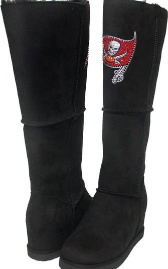 CUCE Women's Cuce Black Tampa Bay Buccaneers Suede Knee-High Boots ...