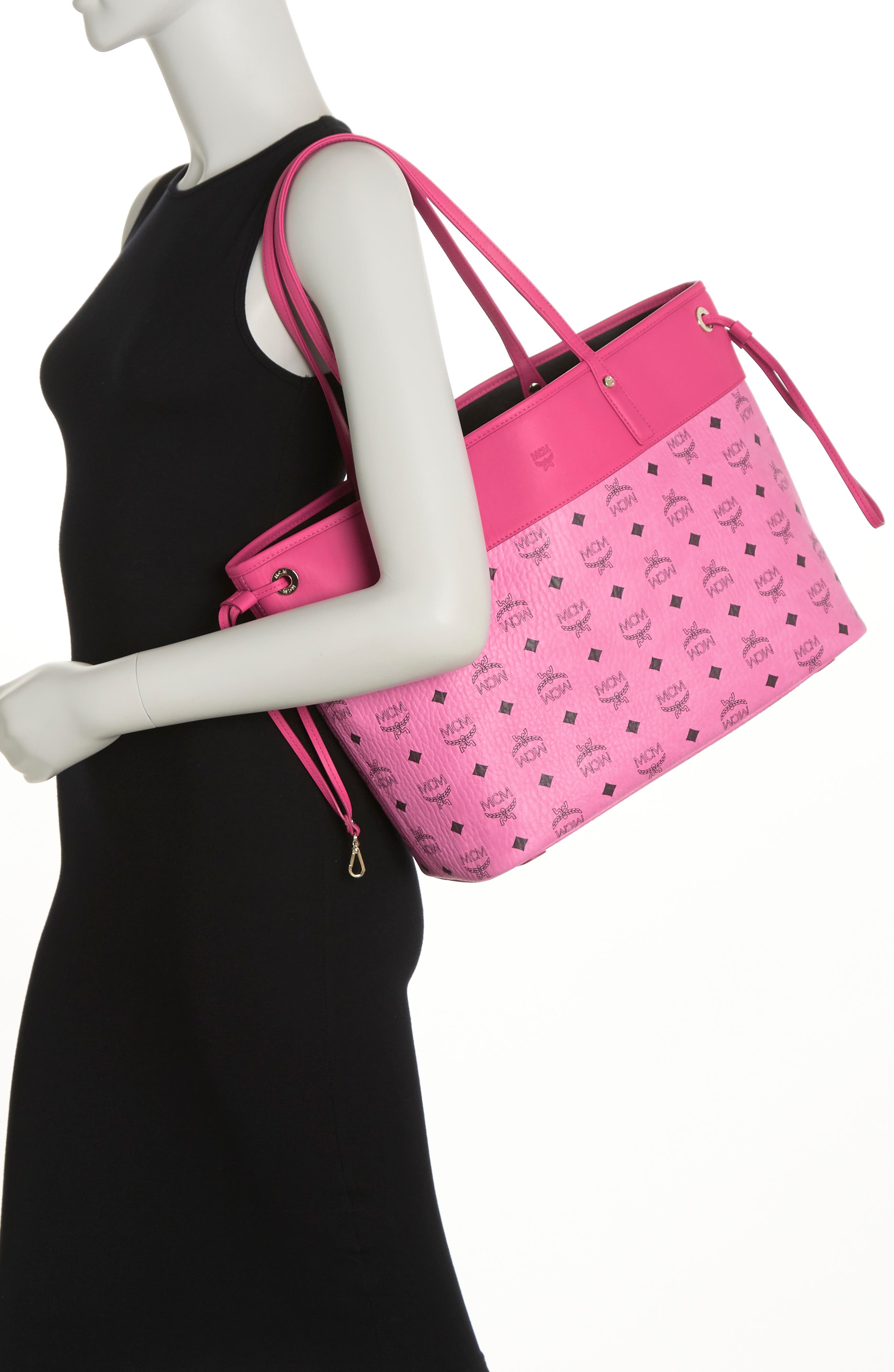 MCM Medium Aren VI Leather Shopper Tote Bag | Nordstromrack