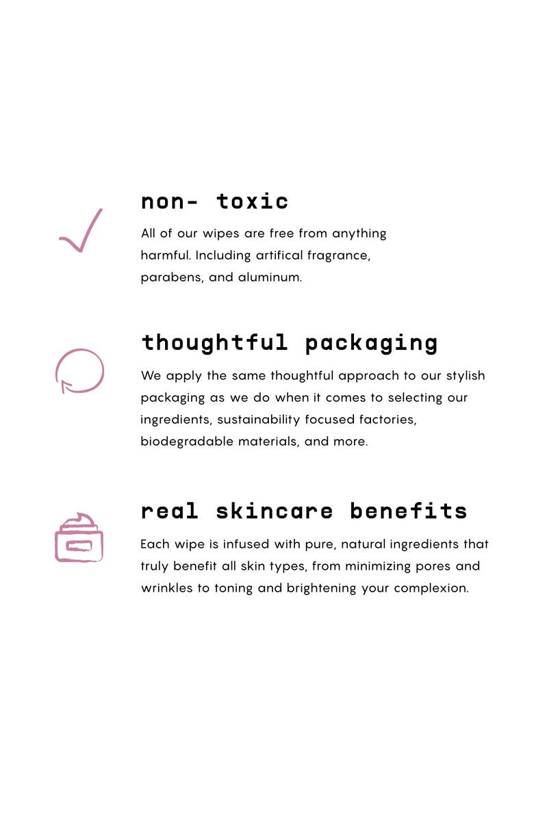 BUSY CO Glow Deodorant Wipes | Nordstrom