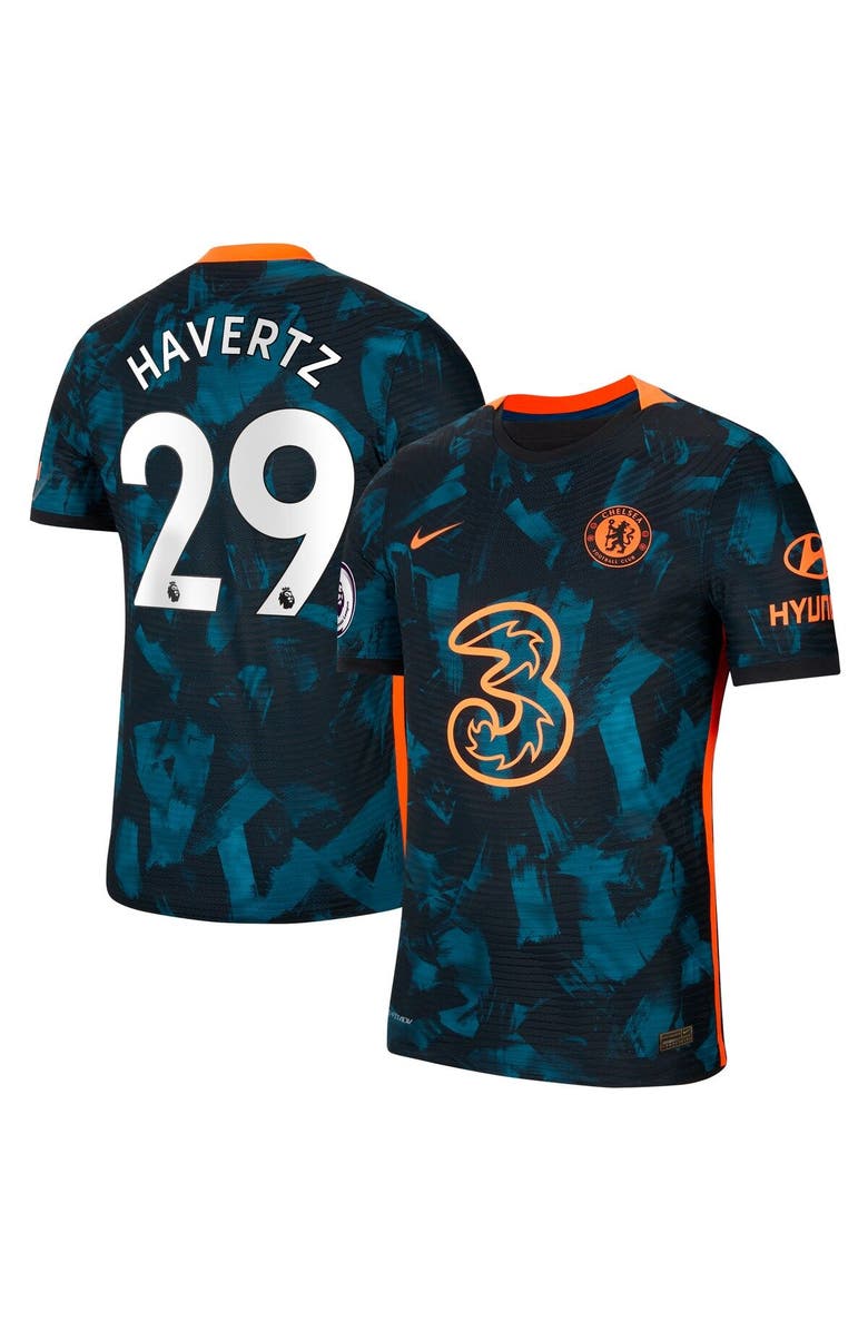 Nike Men's Nike Kai Havertz Blue Chelsea 2021/22 Third Vapor Match ...
