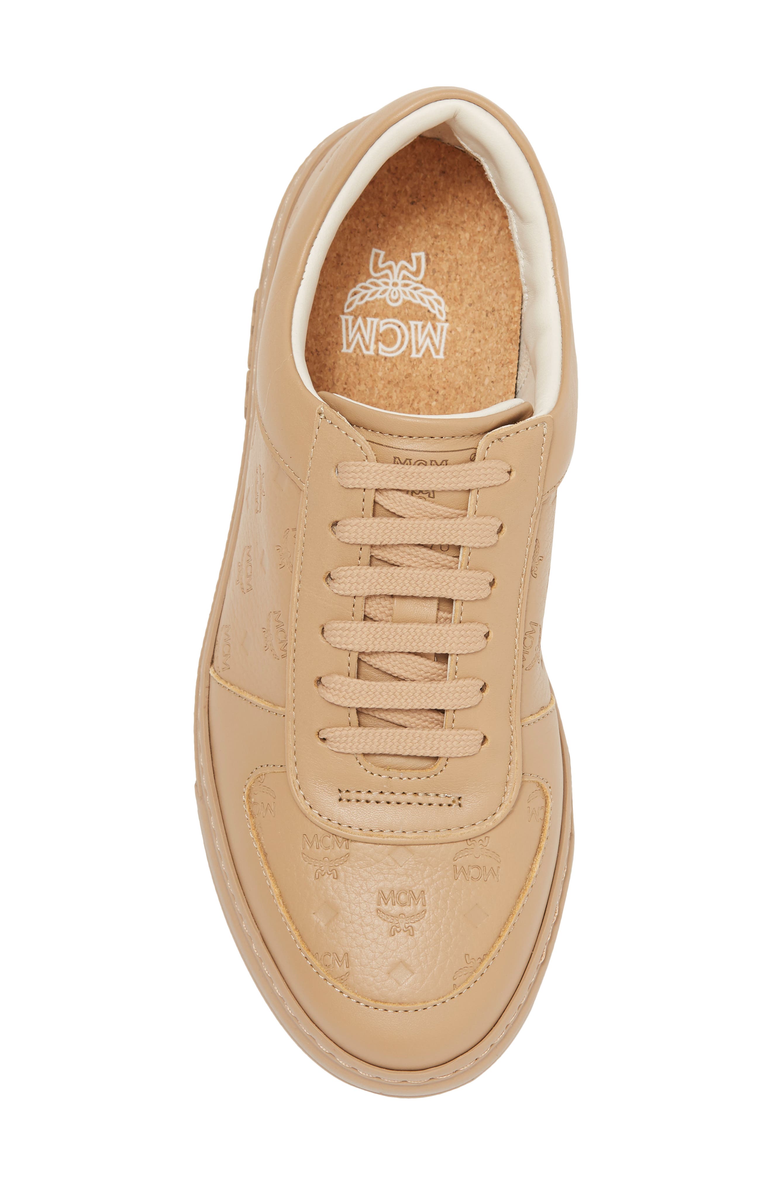 MCM Logo Low Top Leather Sneaker (Women) | Nordstromrack
