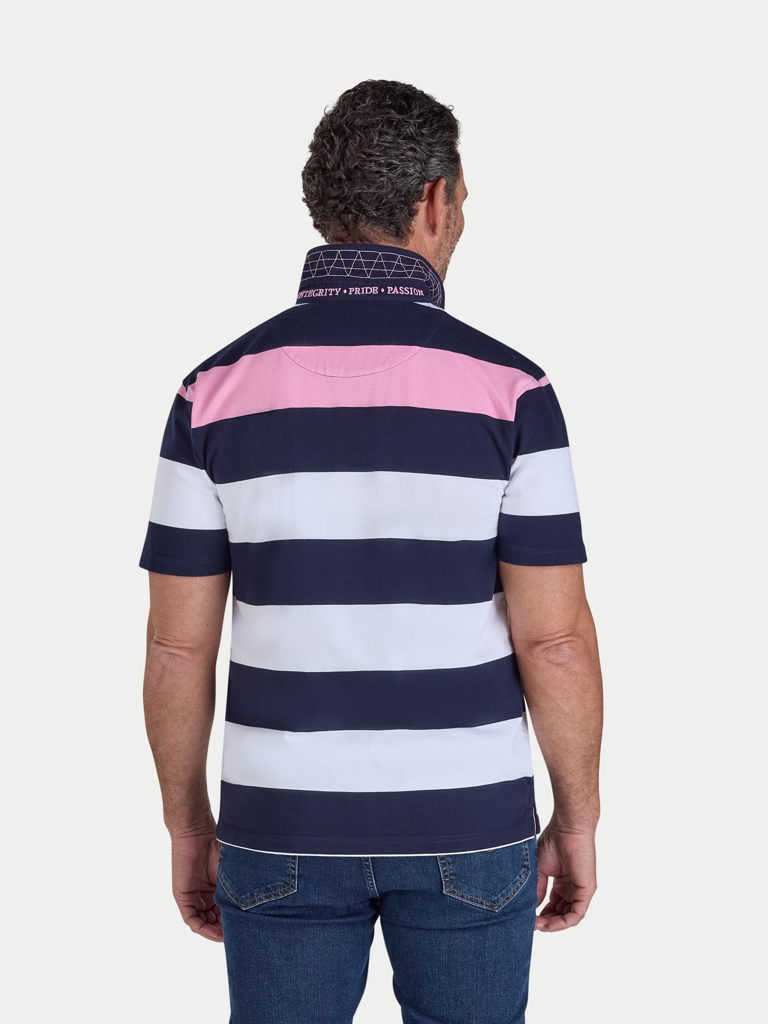 Raging Bull Irregular Stripe Rugby T-shirt | Nordstrom