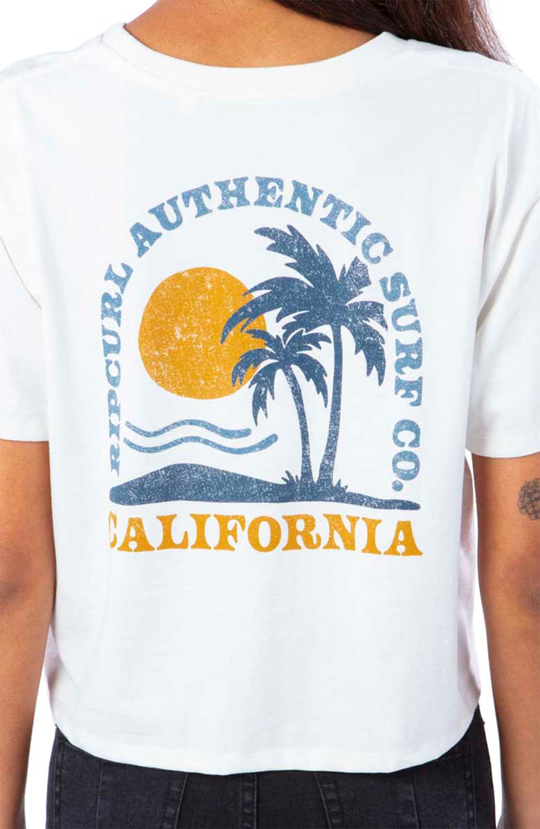 Rip Curl Nomad Crop Cotton Graphic Tee | Nordstromrack