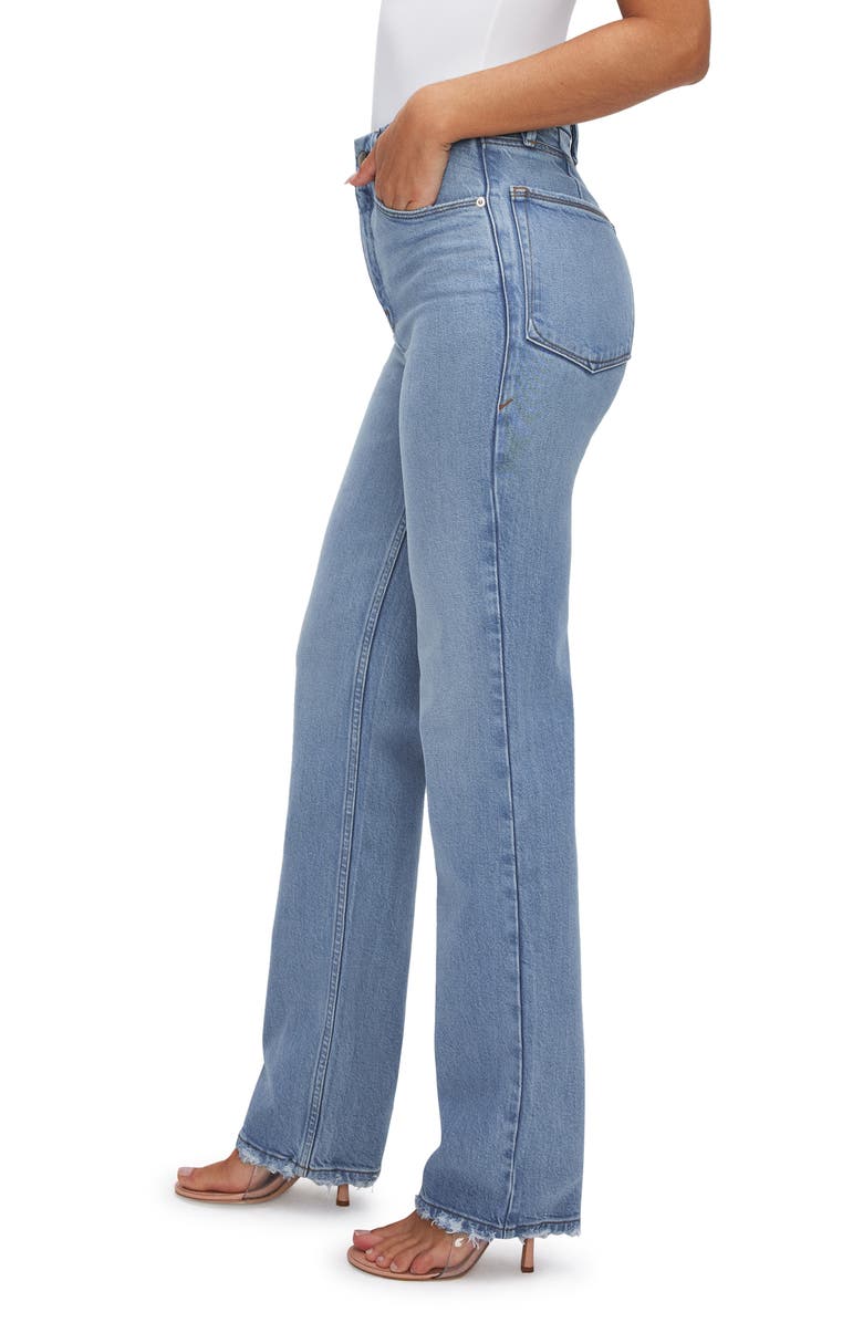 Good American Good Icon Straight Leg Jeans | Nordstromrack