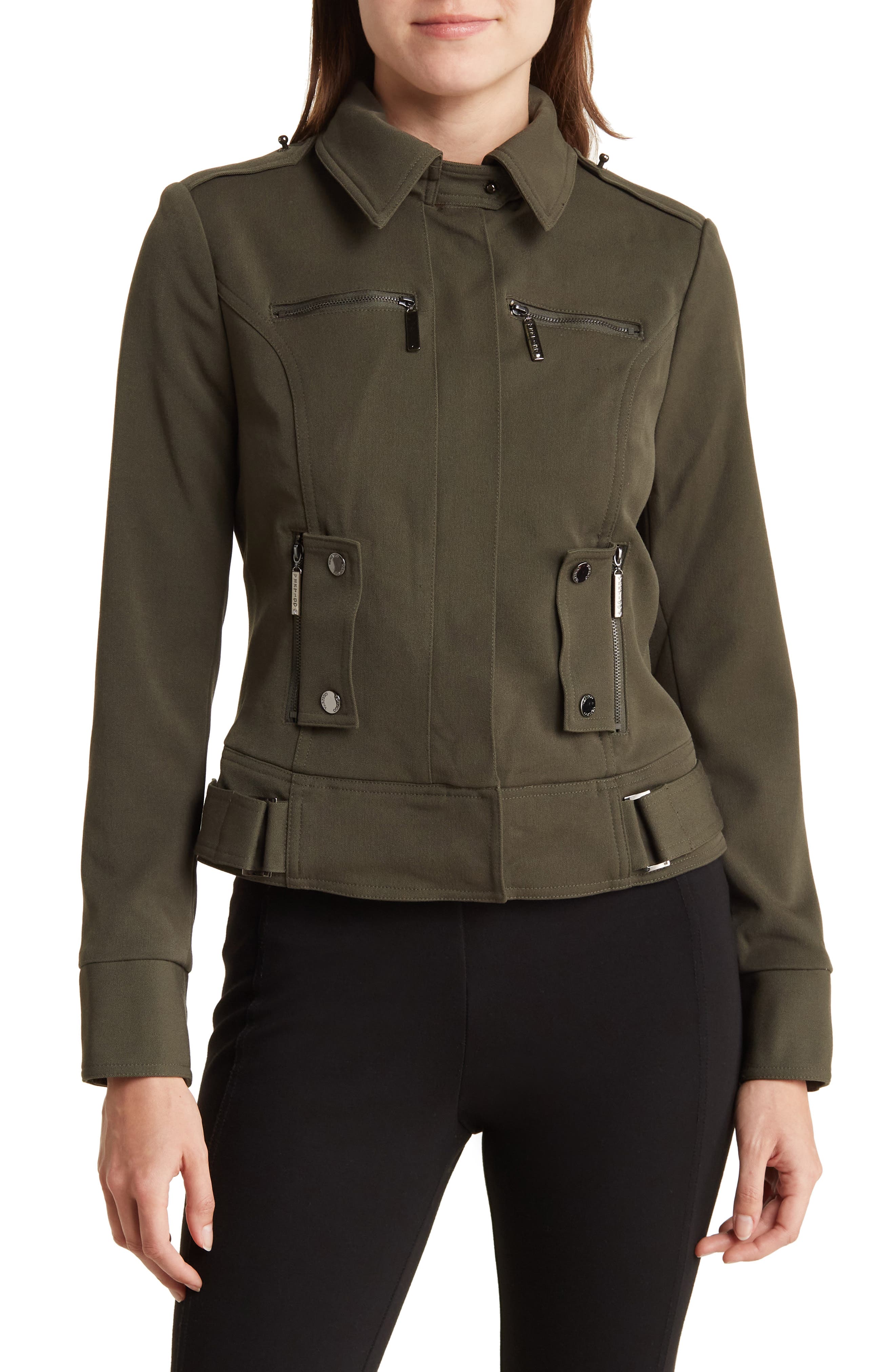 Vertigo Paris Full Zip Ponte Knit Jacket | Nordstromrack
