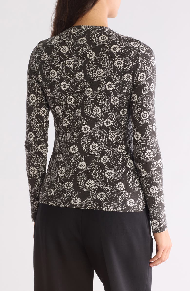 Rebecca Taylor Monarch Fleur Essential Long Sleeve Top | Nordstromrack