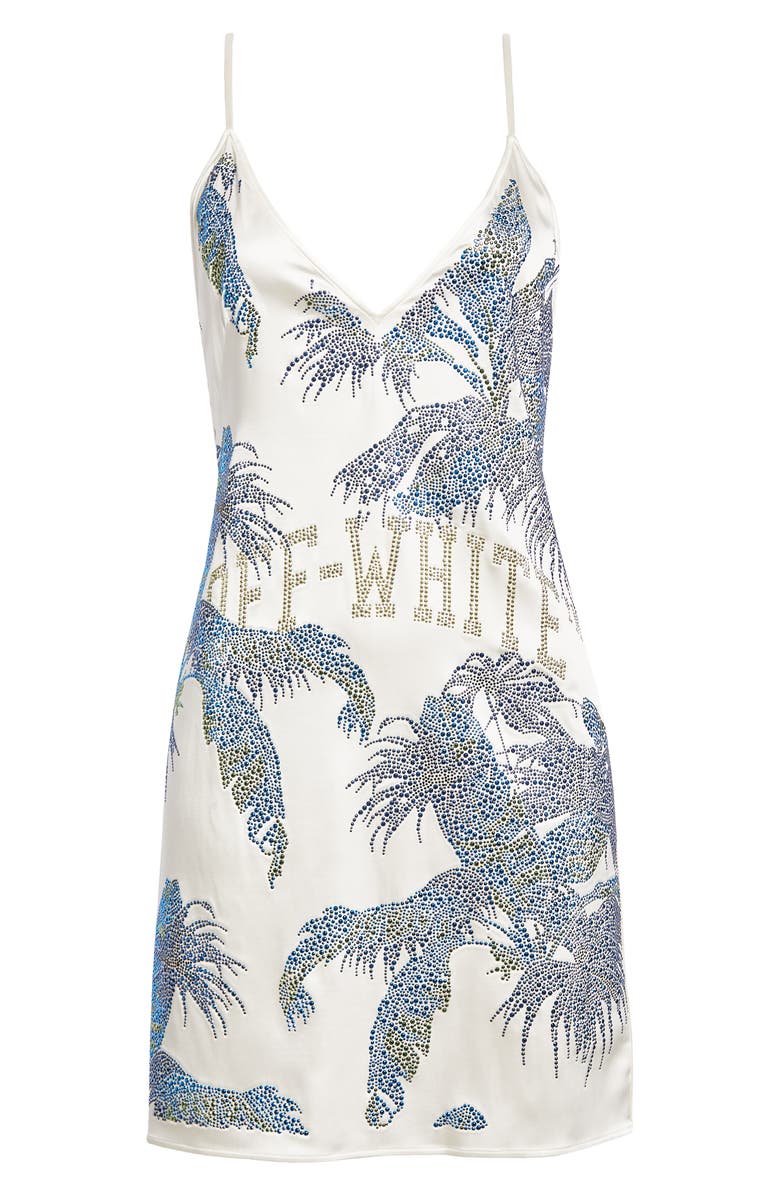 Off-White Gender Inclusive Beaded Jungle Print Slipdress | Nordstromrack