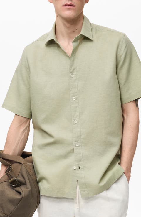 Men's Green Button Up Shirts | Nordstrom