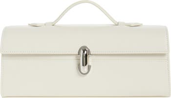 SAVETTE Slim Symmetry Pochette Leather Top Handle Bag | Nordstrom