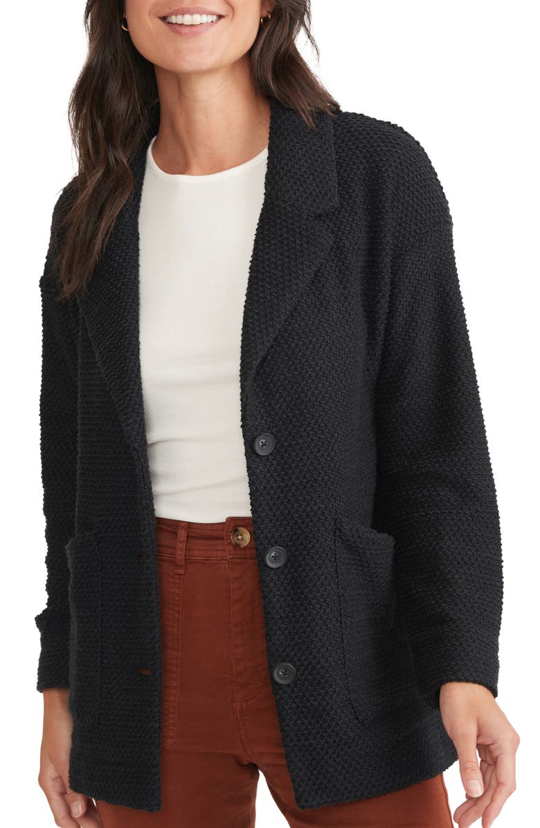 Marine Layer Bird's Eye Notch Lapel Blazer | Nordstromrack