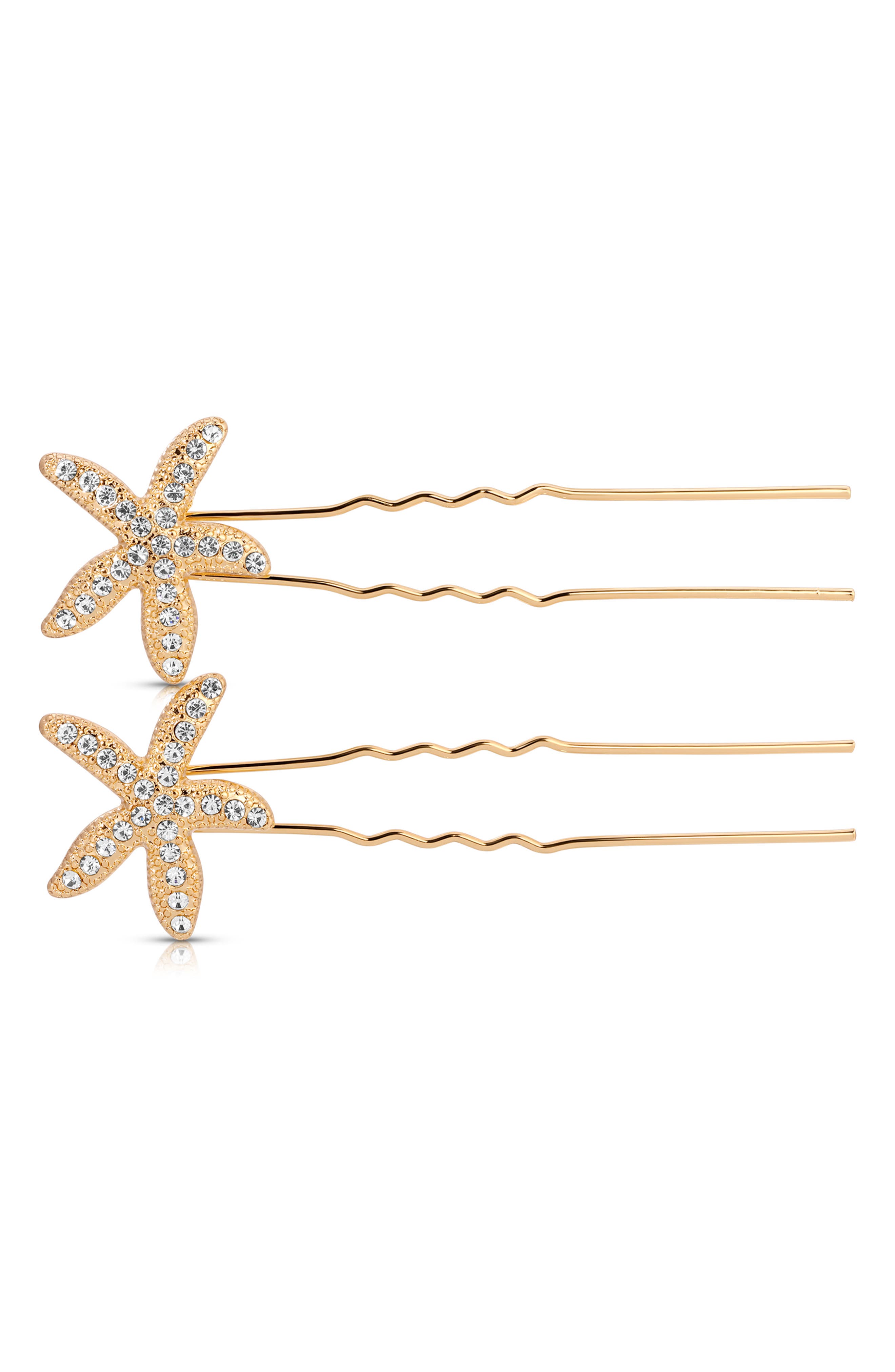 Ettika Sandy Shores Set of 2 Hair Pins | Nordstrom