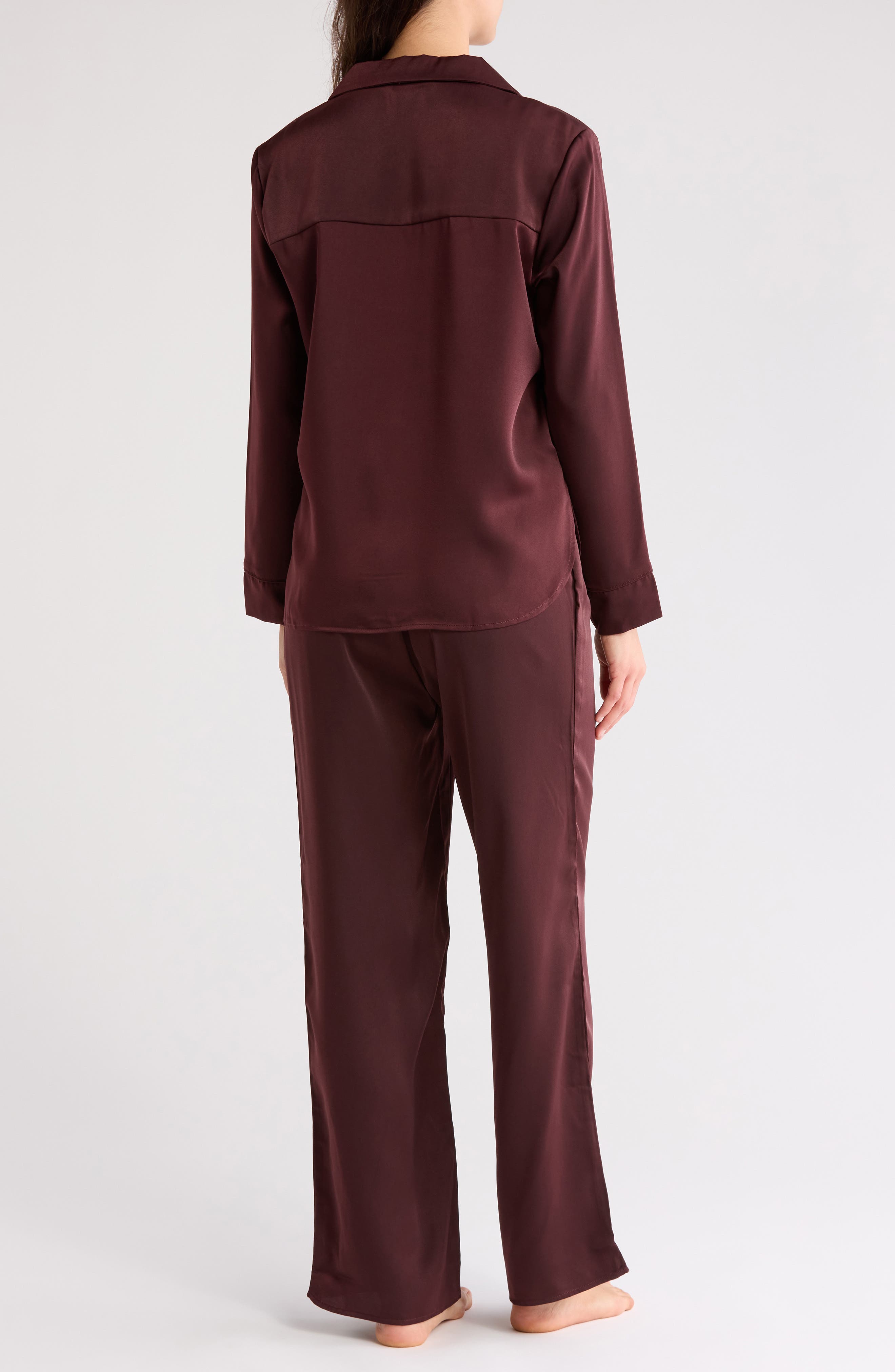Danskin Textured Satin Pajamas | Nordstromrack