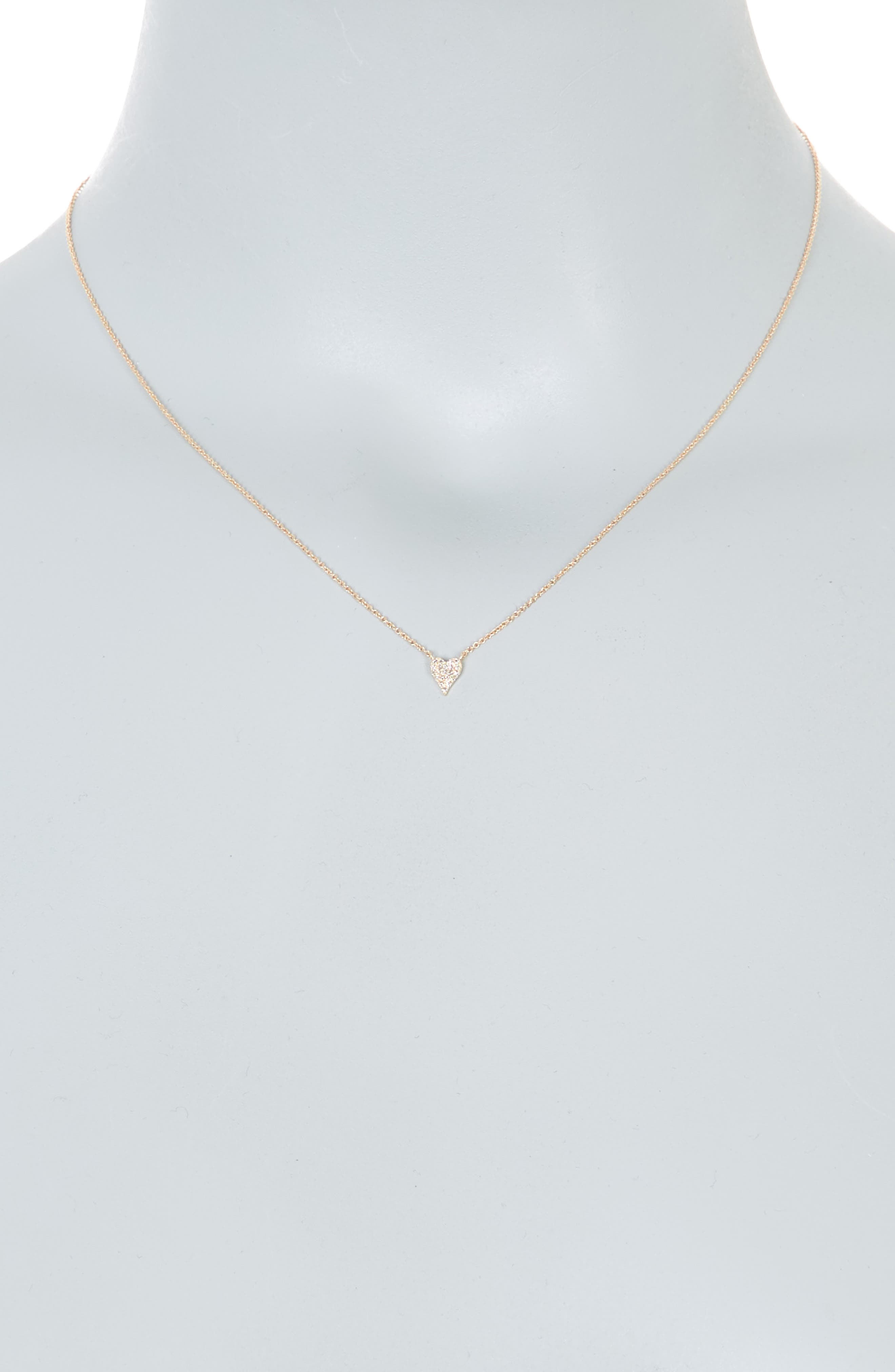 RON HAMI 14K Gold Pave Diamond Heart Pendant Necklace - 0.05 ctw ...