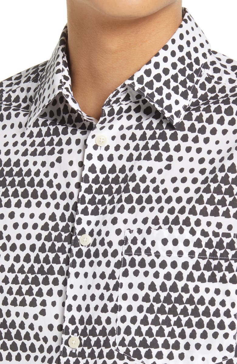 Ted Baker London Hudson Geo Tile Long Sleeve Button-Up Shirt ...