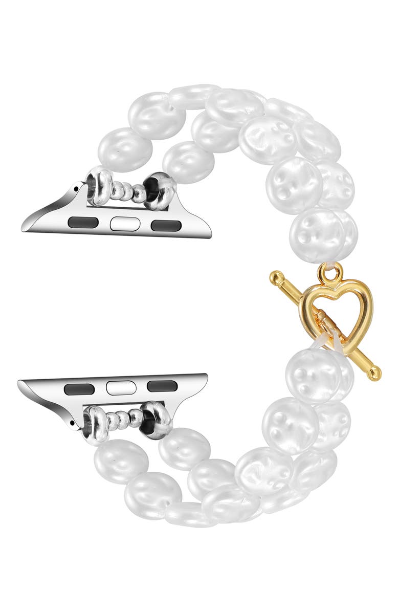 Posh Tech Eloise Faux Pearl Apple Watch® Watchband | Nordstromrack